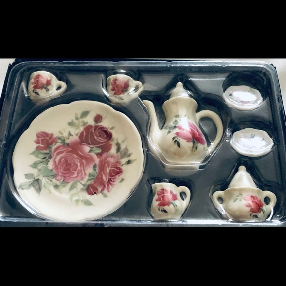 Kitchen | Miniature Porcelain Tea Set | Poshmark